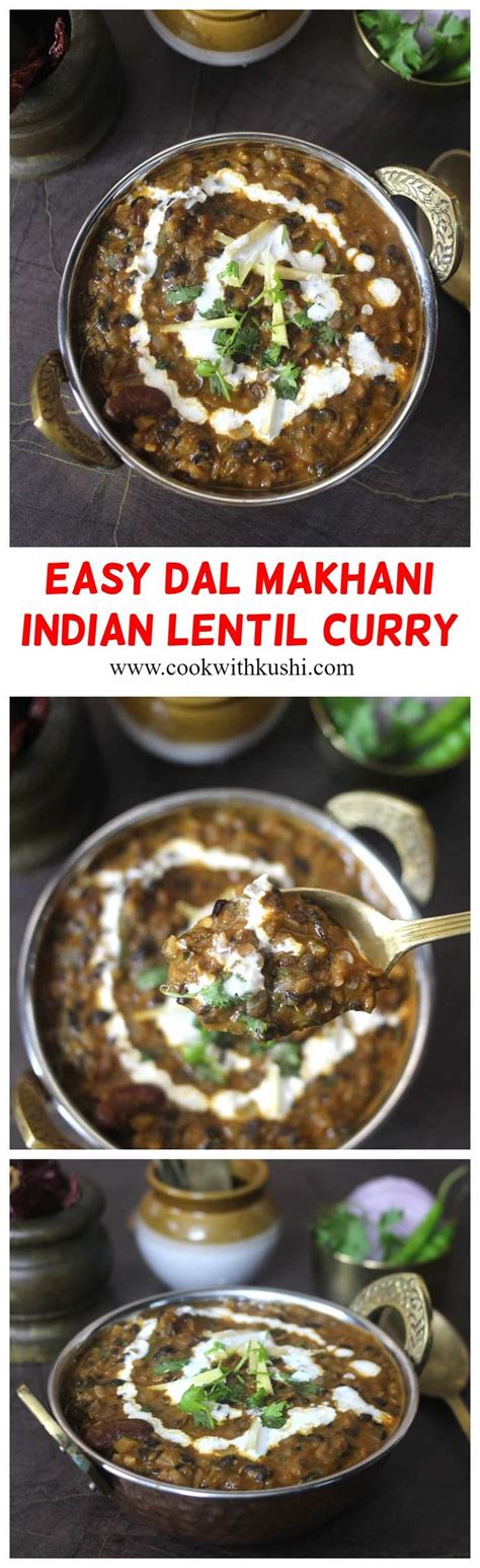 Dal Makhani Healthy And Best Lentil Curry For Vegetarian Dinner Or