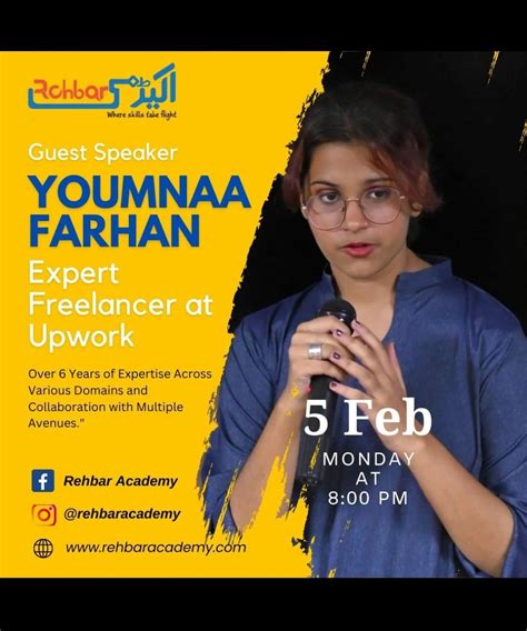 Hassaan Ahmed On Linkedin 🎗️ Reminder🎗️ 📌design Your Freelance Future With Youmnaa Farhan📌 Are