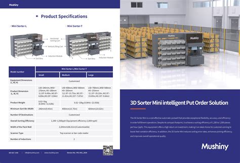 Product Manual Mushiny