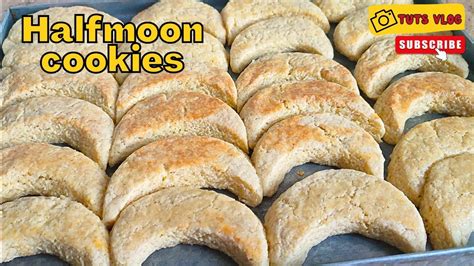 How To Make Half Moon Cookies Filipinobread Youtube