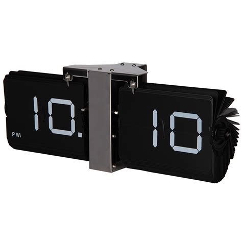 Decorative Black Great Wall Flip Clock High Quality Decorative Black