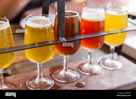 Different Types Of Beer Stock Photo Alamy