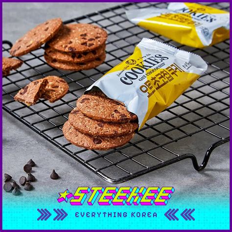 Steekee No Brand Rich Chocolate Oatmeal Cookies 208g By Steekee Korea