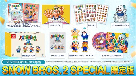 Snow Bros 2 Special Limited Edition Multi Language For Nintendo