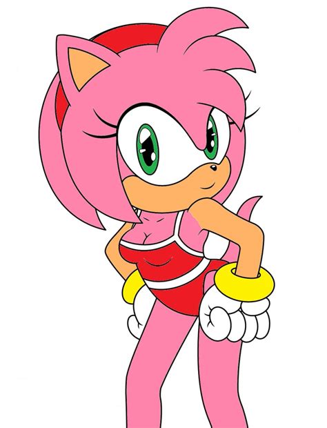369381 Suggestive Artistsonictopfan Edit Amy Rose Sonic