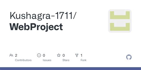 Github Kushagra 1711webproject