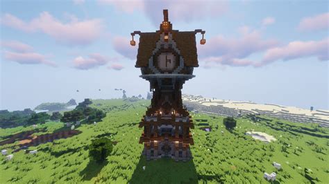 Medieval Clocktower Minecraft Map