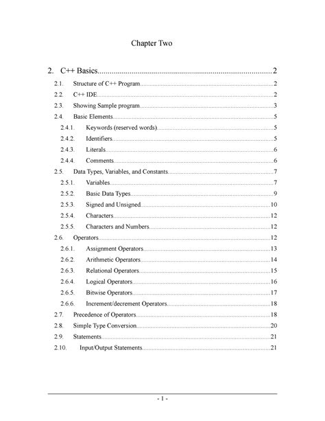 Chapter 2 C Basics Programming Chapter Two C Studocu