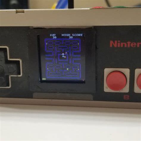 tiny arcade stuffed in an nes controller