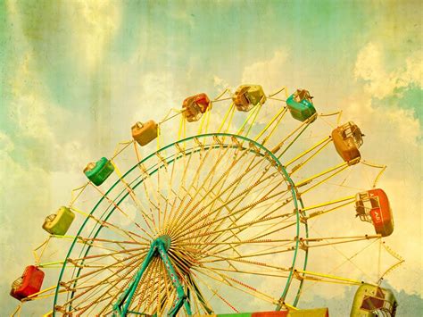 Vintage Ferris Wheel Wallpaper