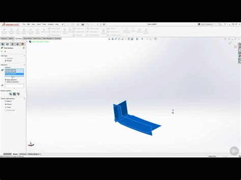 Solidworks Camp Solidworks Modify New Surfaces To Create Correct Solid Model