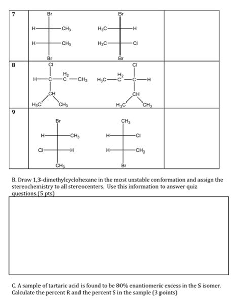 solved 7 br br h ch3 h2c h h ch3 h3c ci br br ci 8 h h2