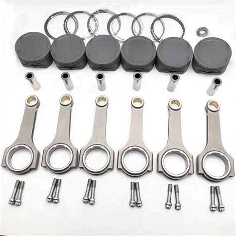 M104 Forged Piston And H Beam Connecting Rods Kit For Mercedes Benz E