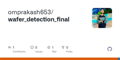 Github Omprakash653waferdetectionfinal