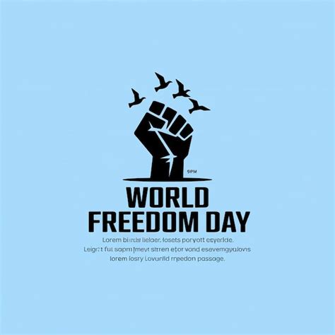Premium Vector World Freedom Day
