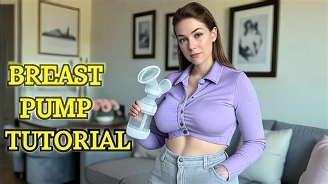Breast Pump Tutorial 4k Exclusive Breast Feeding Pumping Breast