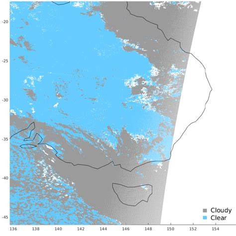 Example Of Modis Cloud Mask Co Located To Proba V Image Download