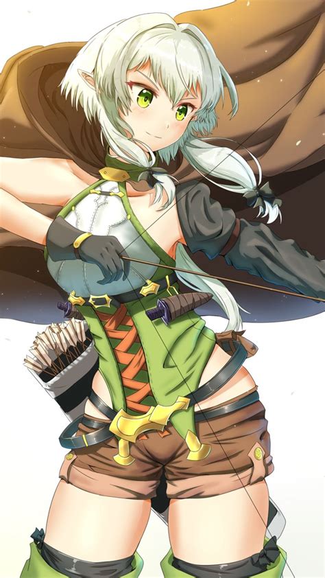Papel De Parede Para Celular Anime Goblin Slayer High Elf Archer