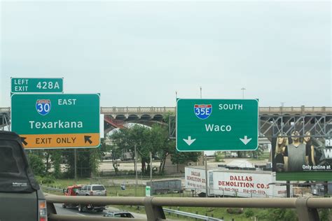 Interstate Highway Exit Signs