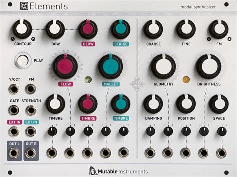 Mutable Instruments Elements Eurorack Module On Modulargrid