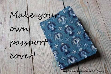Diy Passport Cover Oh My Fabric Heart Passport Cover Tutorial