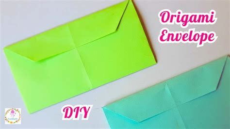 How To Make An Easy Origami Envelope Easy Origami Crafts For