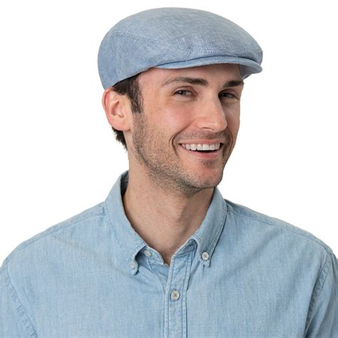 Just Linen Flat Cap By Stetson £7900