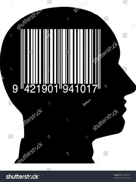 Face Barcode Stock Vector Royalty Free 52949941 Shutterstock