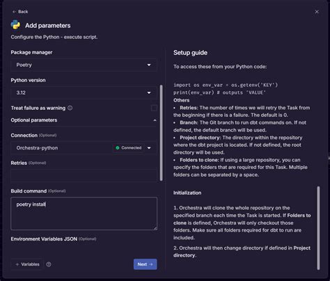 Python Tasks Orchestra Documentation