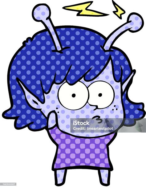 Cartoon Alien Girl Stock Illustration Download Image Now Adult