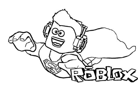Roblox Superman Coloring Page Download Print Or Color Online For Free
