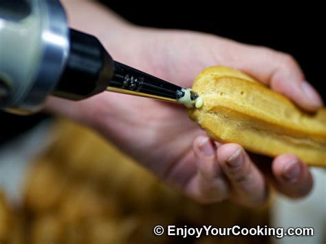 Eclairs With Vanilla Custard Recipe My Homemade Food Recipes And Tips Enjoyyourcooking