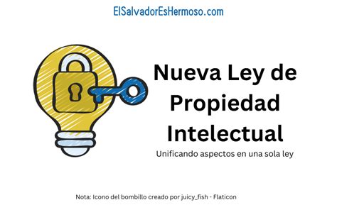 Nueva Ley De Propiedad Intelectual En El Salvador ¡entérate