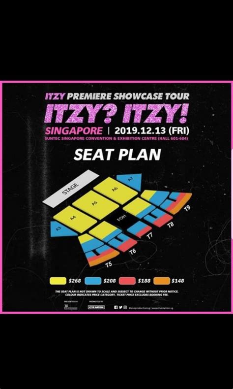 Htb Itzy Concert Ticket At Retail Price No Commission Accept Paylah