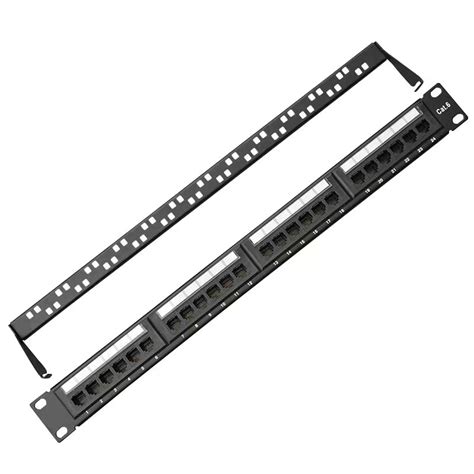 24 Port Keyconnect Patch Panel Cat5 Cat6 Distribution Frame Twisted