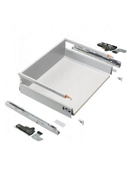 Tandembox Blum Antaro Szuflada Wysoka 450 C Tip On Blumotion Szara