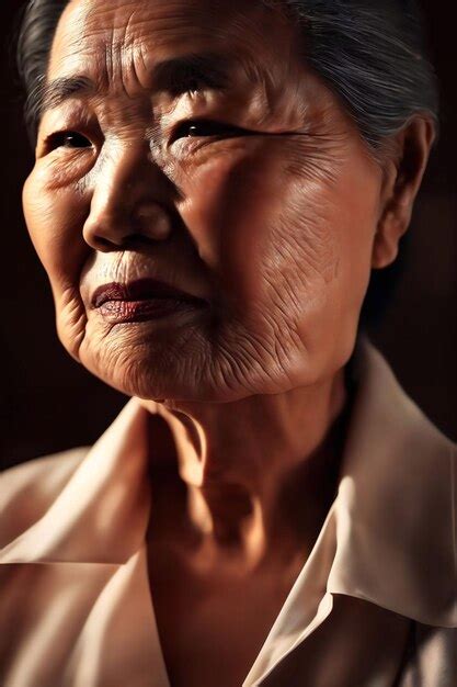 Premium Photo Middle Aged Older Lady Woman People Generative Ai