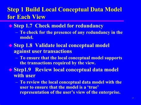 Methodology Conceptual Database Design Transparencies Pptx