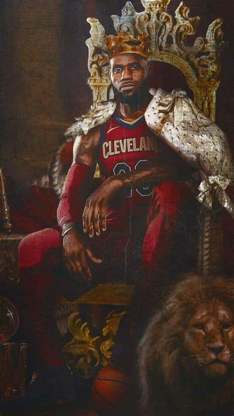King Crown Lebron James Wallpaper
