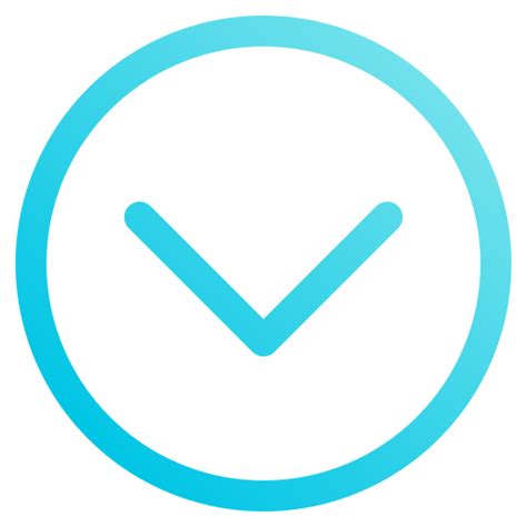 Down Arrow Generic Gradient Icon