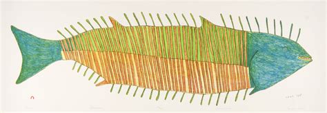 Aana Very Old Fish Feheley Fine Arts Inuit Art Gallery