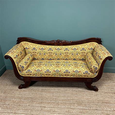 Spectacular Regency Mahogany Antique Sofa Settee Antiques World