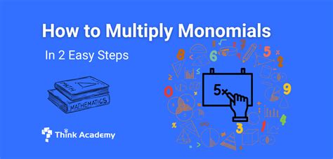 How To Multiply Monomials In 2 Easy Steps Math Learning Think