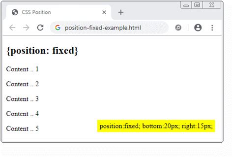 CSS Position O Planning Org