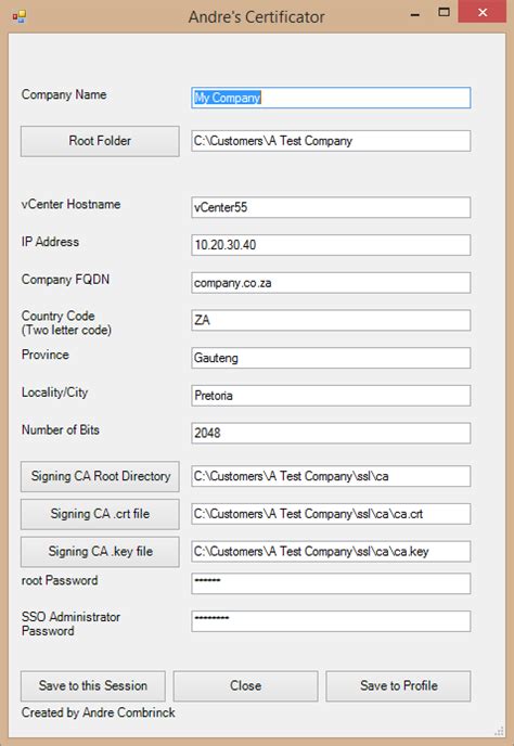 Vmware Notes Certificator