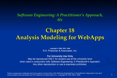 Chapter 18 Analysis Modeling For Webappsch18ppt
