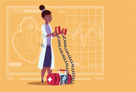 Defibrillation Cartoon Illustrations Royalty Free Vector Graphics