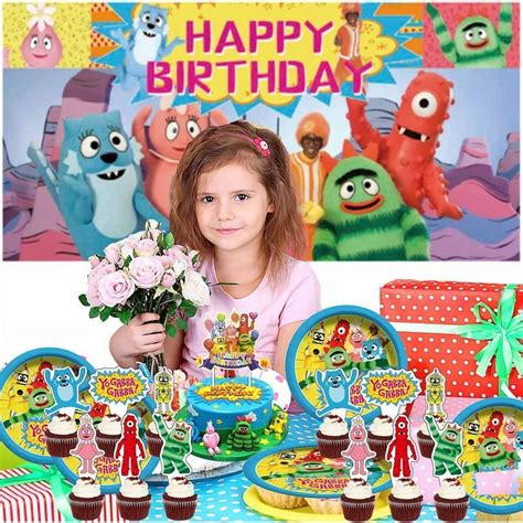 Decoraciones Imprimibles De Yo Gabba Gabba 20 Ideas De Fiesta Yo Gabba
