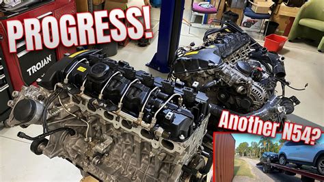 Bmw E92 335i N54 Engine Swap Progress And Bought A New Car Youtube
