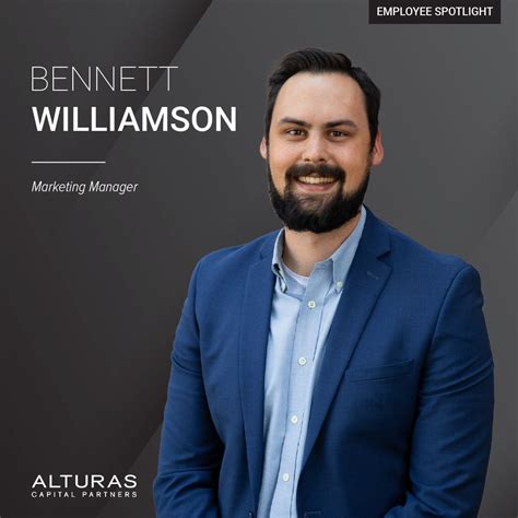Bennett Williamson On Linkedin Thank You Alturas Capital Partners The Last Six Months Have